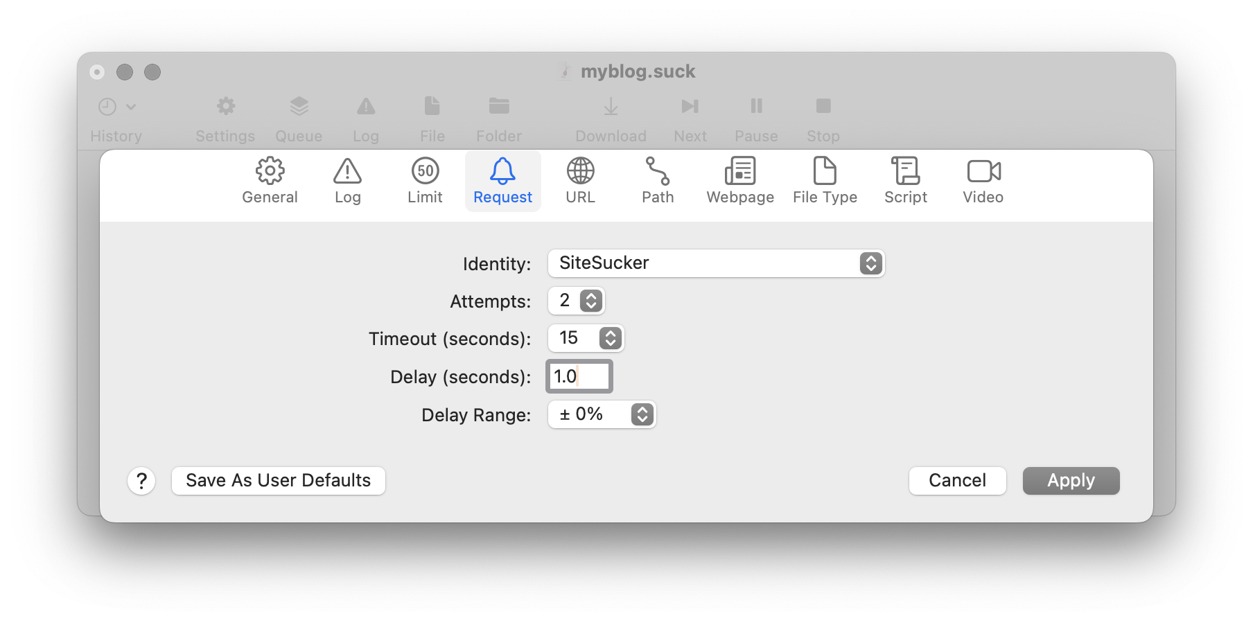 Downloading a TypePad blog (Phil Gyford’s website)